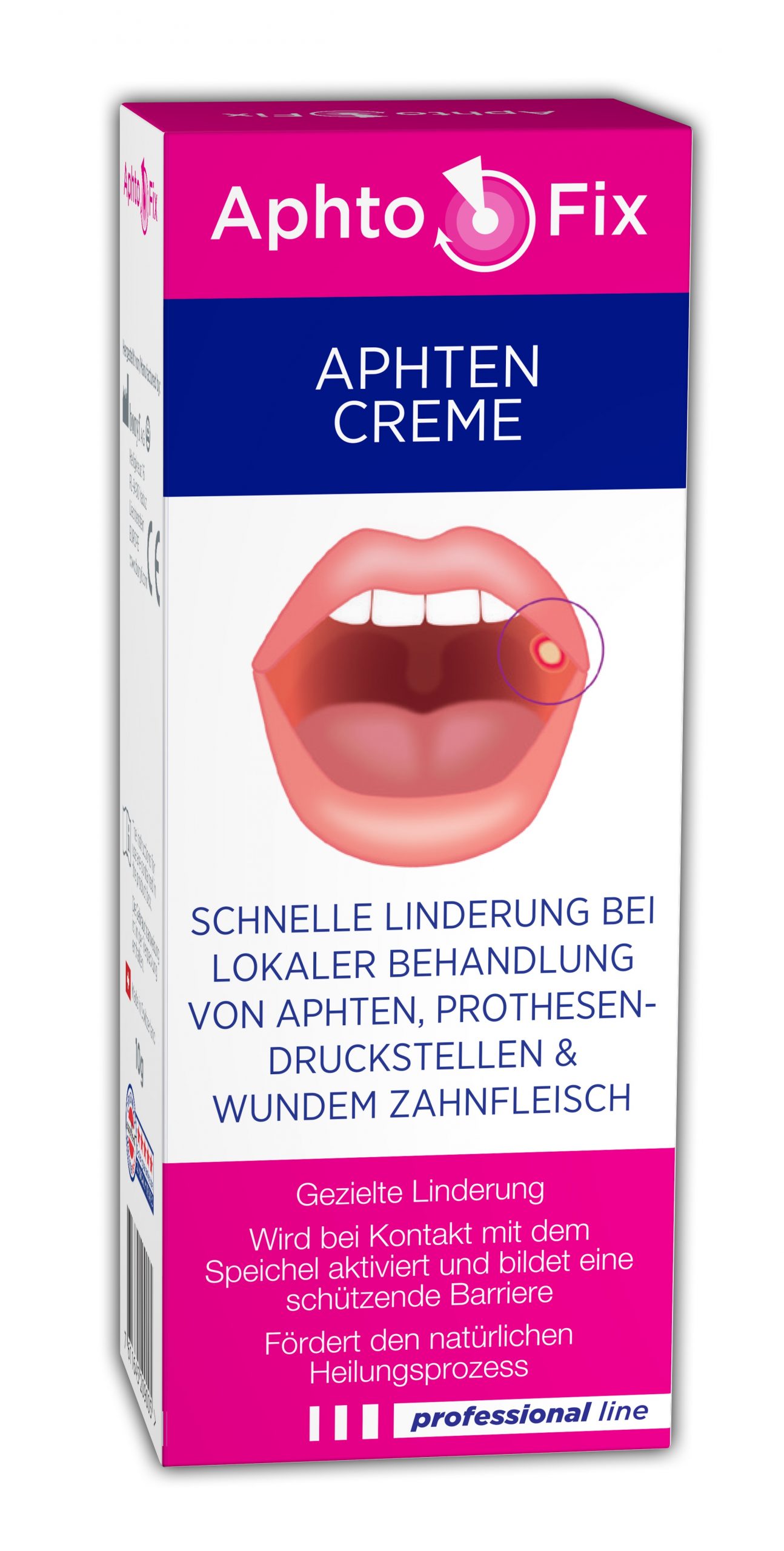 AphtoFix Plus - lindert Schmerzen und bekämpft Aphten - SanaWell