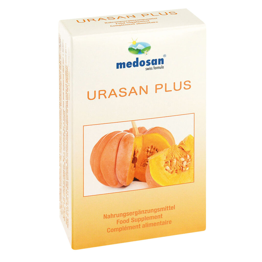 Urasan Plus Kapseln, 60 Stück - mit Kürbiskernextrakt - SanaWell