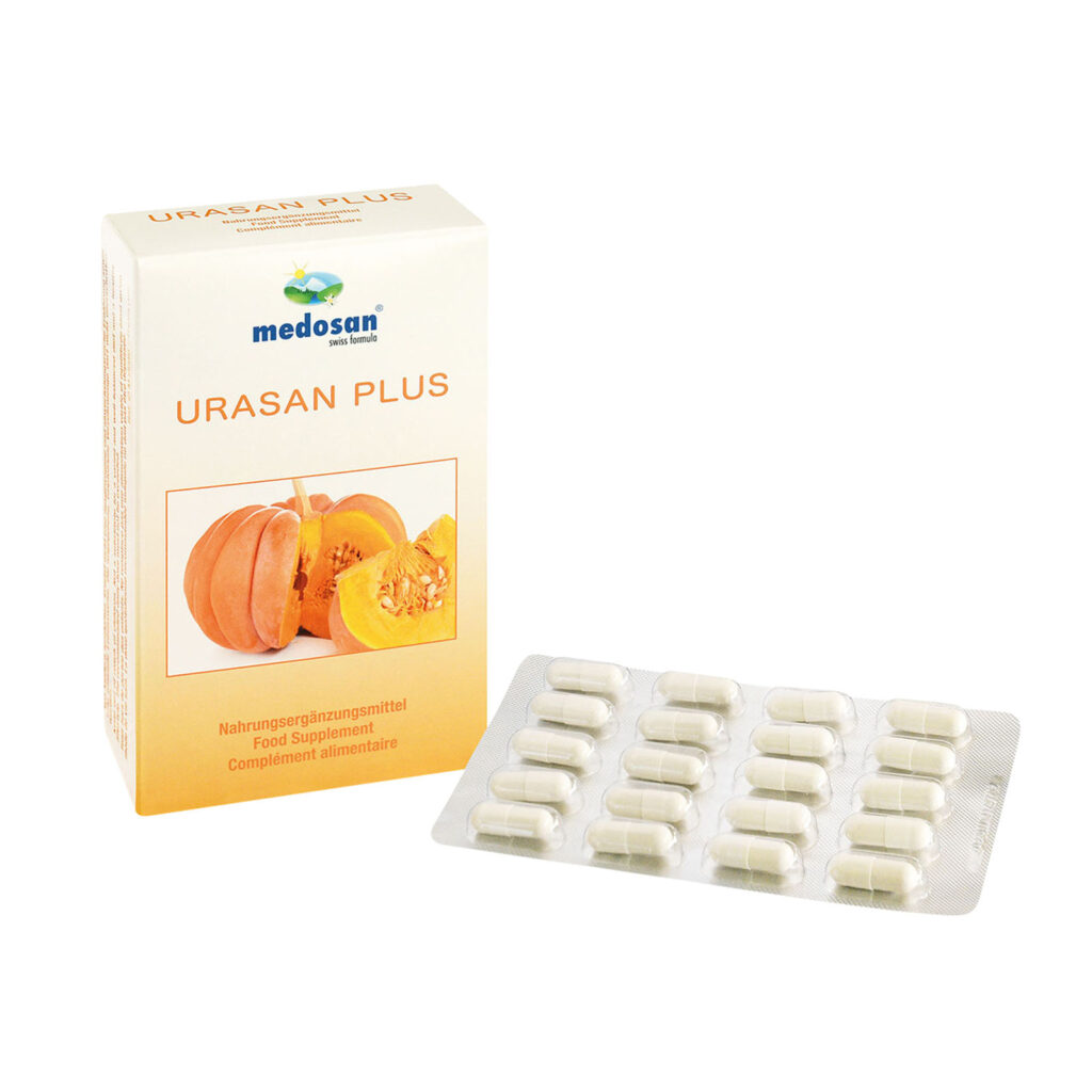 Urasan Plus Kapseln, 60 Stück - mit Kürbiskernextrakt - SanaWell